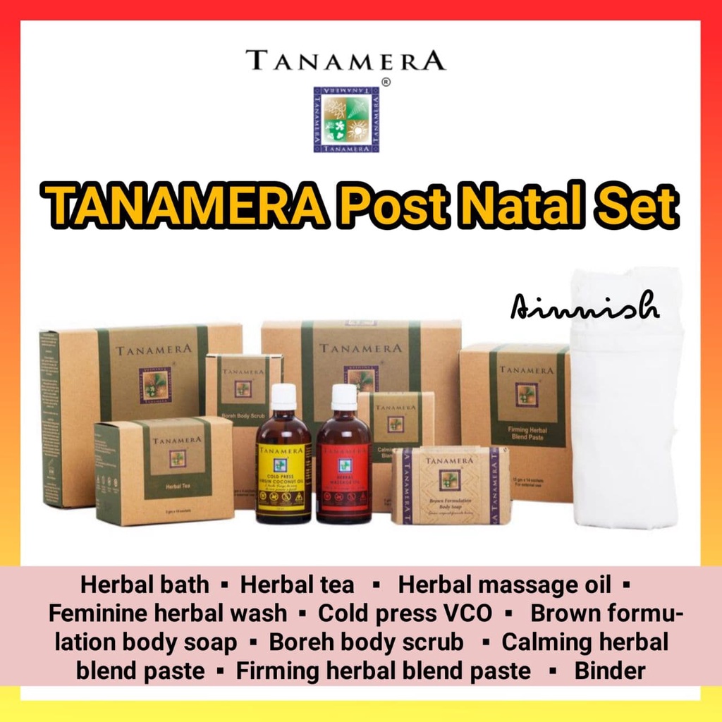 Tanamera Post Natal Care Set 10 in 1 Set Penjagaan Lengkap Ibu Selepas ...