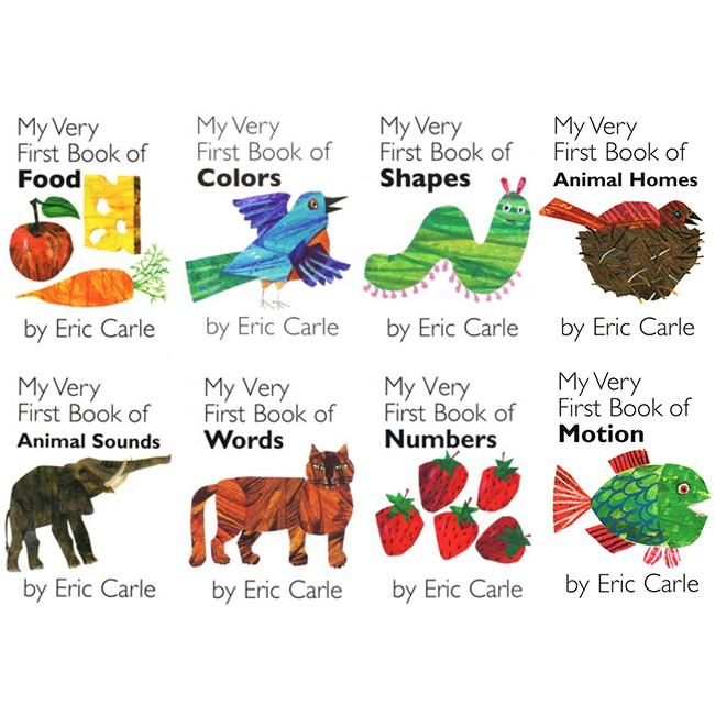 [8 Board Books] Eric Carle's My Very First Books | Shopee Malaysia