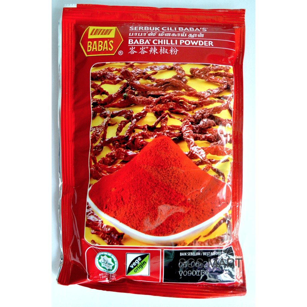 BABA Chilli Powder 125G 峇峇辣椒粉 Serbuk Cili BABA'S | Shopee Malaysia
