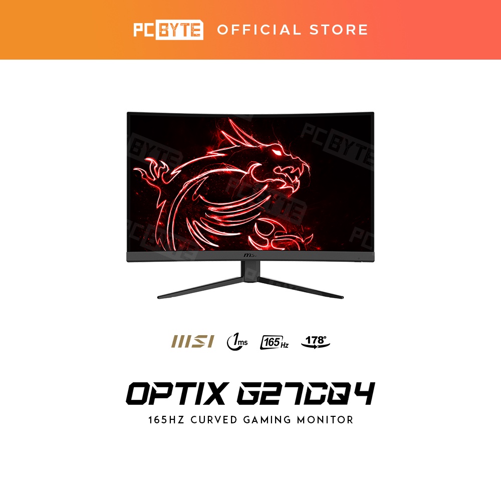 MSI Optix G27CQ4 WQHD 165Hz Gaming Monitor | Shopee Malaysia
