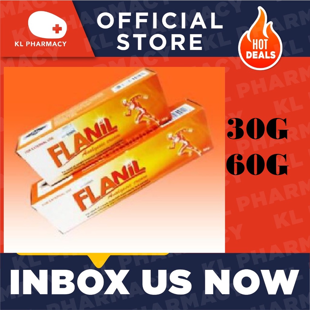 READY STOCK!! FLANIL ANALGESIC CREAM 10G/ 30G / 60G | Shopee Malaysia