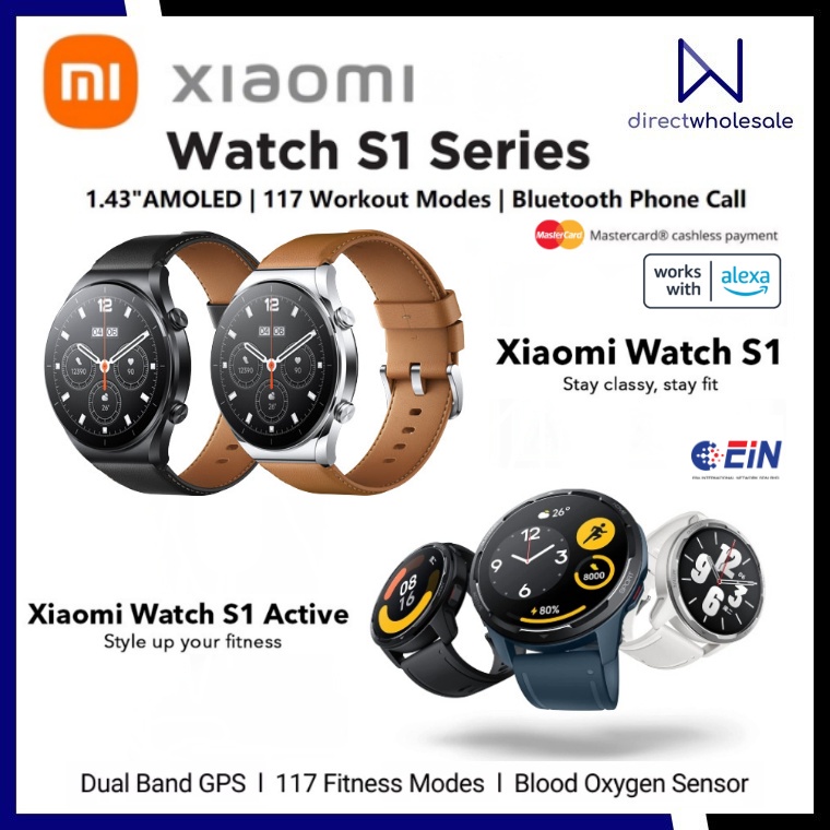 Original Malaysia Xiaomi Watch S1 | S1 Active 12 days battery life 1.43 ...