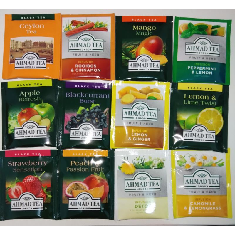 Ahmad Tea Sampler 12 Flavors Individual Teabags | Shopee Malaysia