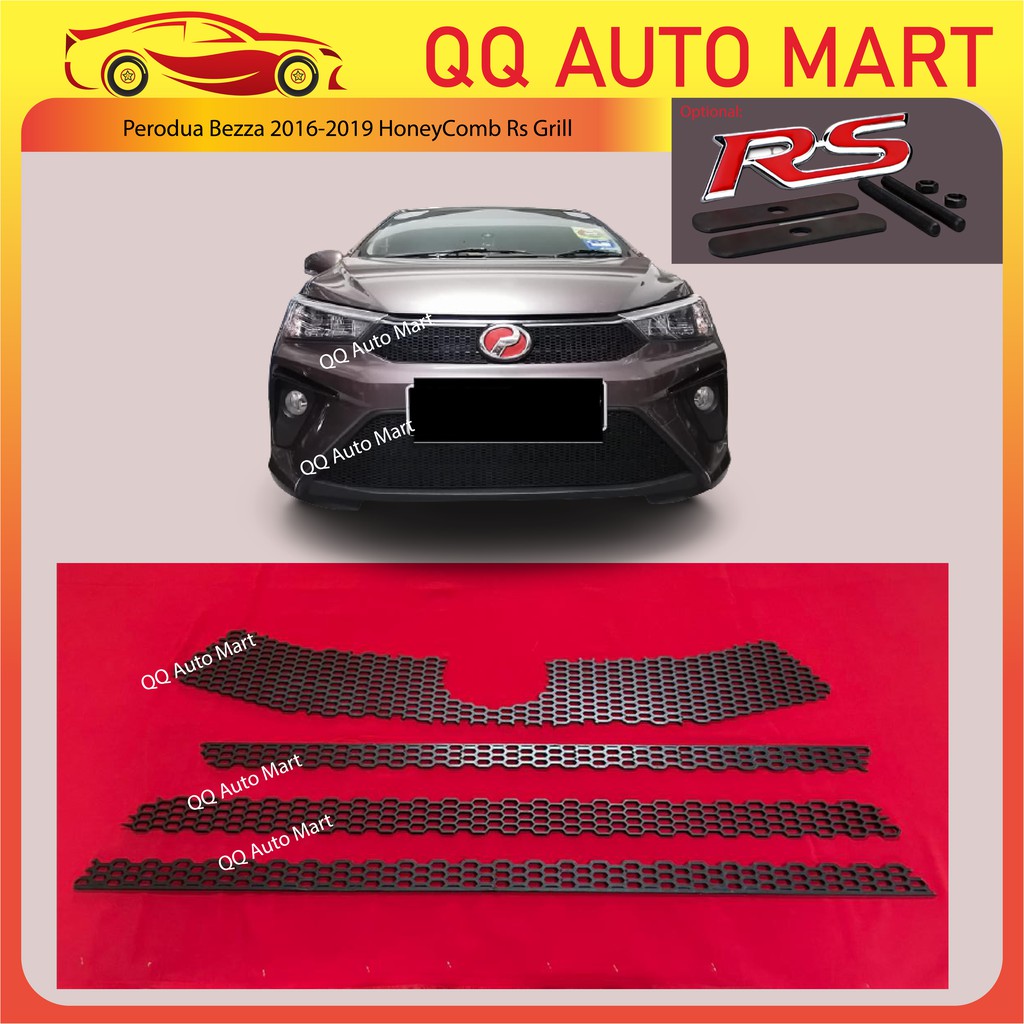 Perodua Bezza (Old) 2016-2019 Honeycomb Grill/ Front Grill Honeycomb ...