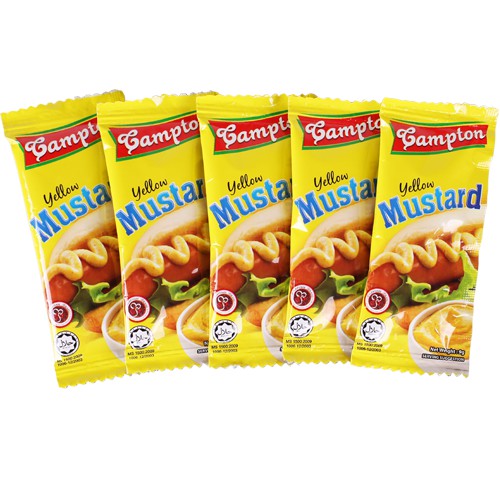 [10 / 20 / 50 SACHETS] Campton Yellow Mustard - Sachet (9g) | Shopee ...