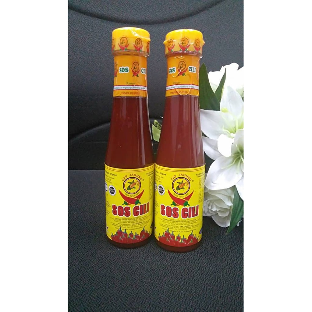 Sos Cili Cap Jagung (Kedah) 325g x 2 botol | Shopee Malaysia
