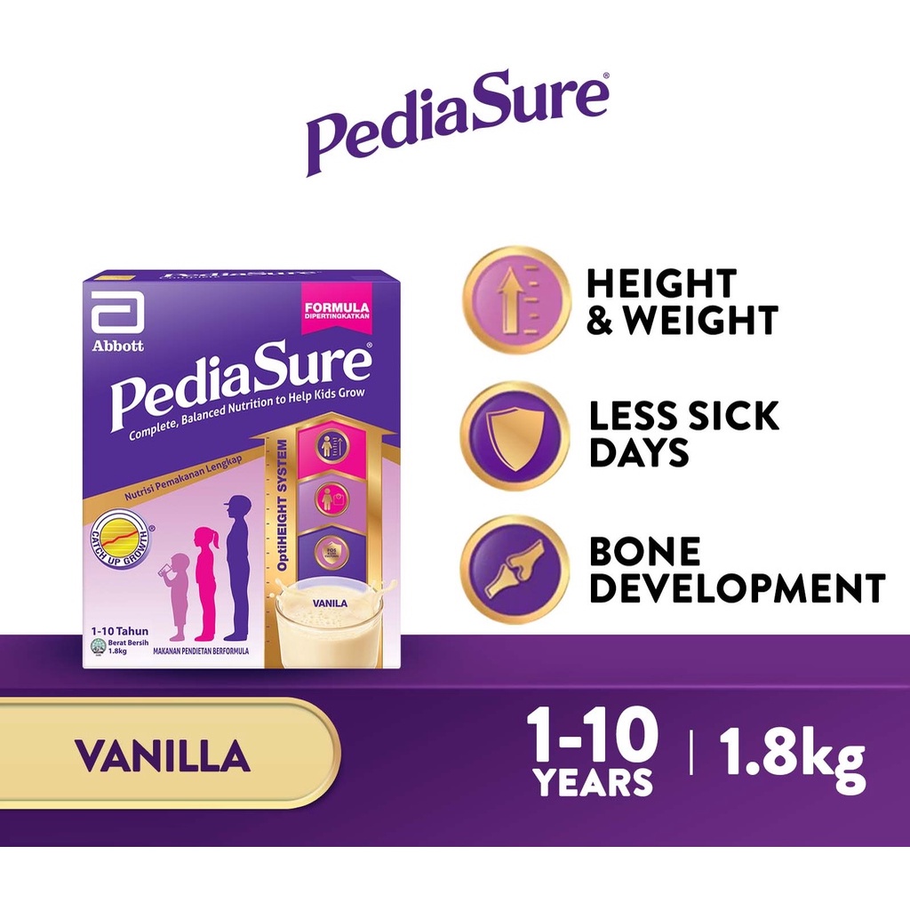PediaSure Vanila - (1.8kg) | Shopee Malaysia
