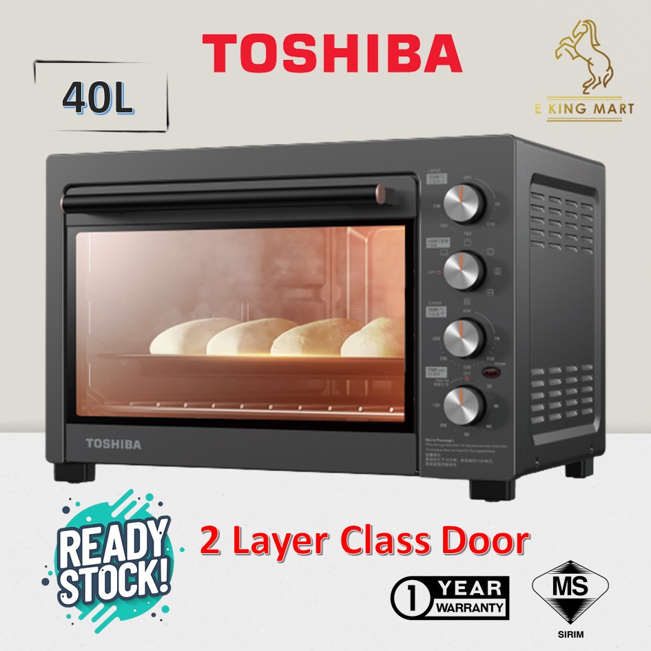 Toshiba Oven With Convection & Rotisserie Function Double Layer Glass ...