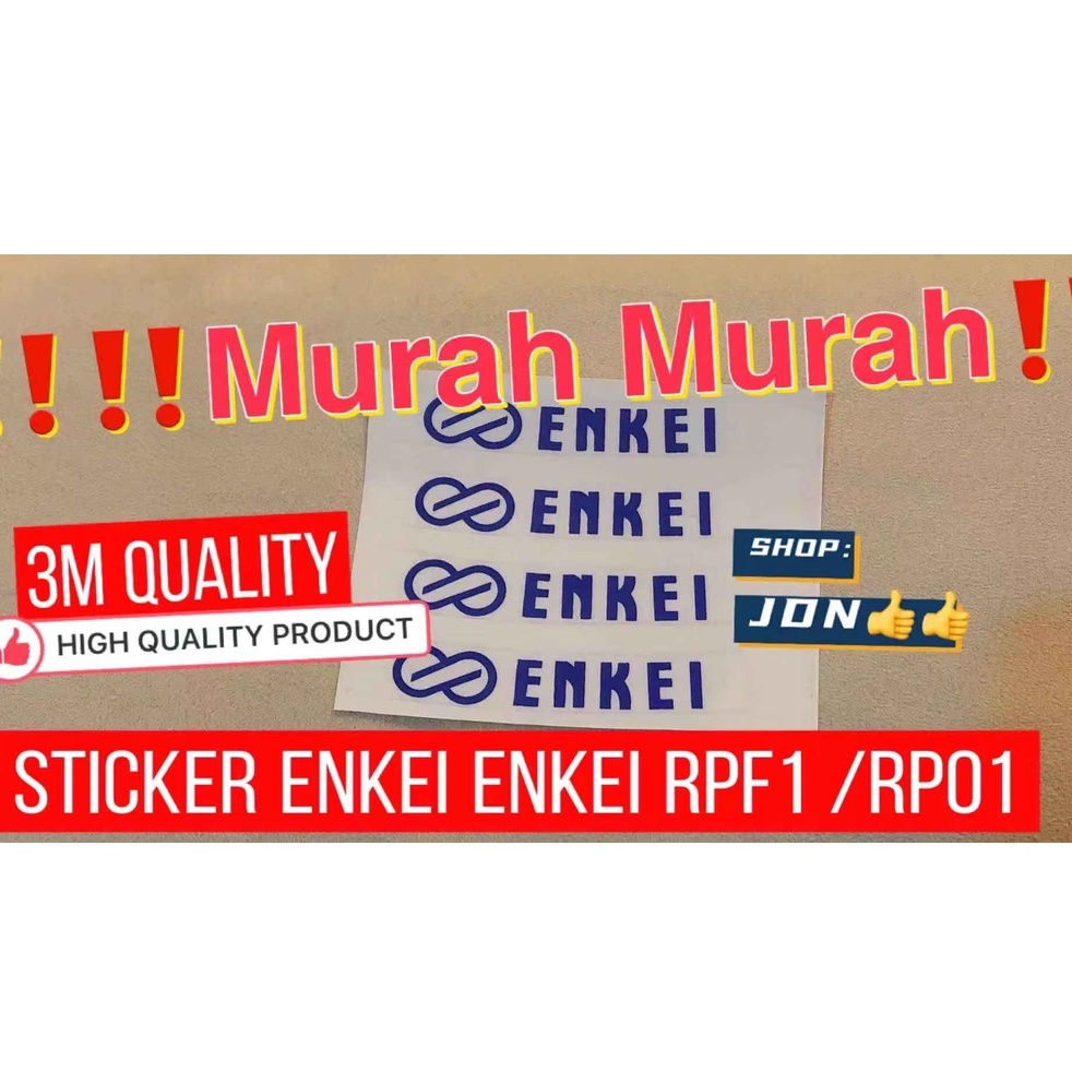 Enkei Sport Rim Rpf1/Rpo1 Sticker1set 4pcs /enkei Rpf1/Rpo1 Sticker 3M ...