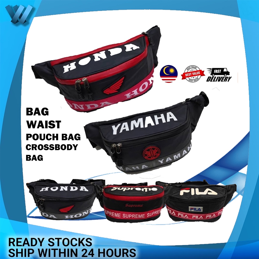 Pouch Waterproof Waist Bag Air Kalis Beg Crossbody Bag Motor Rider ...