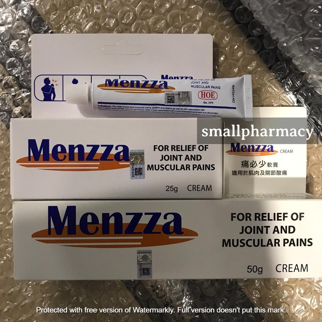Menzza analgesic cream (15g/25g/50g) | Shopee Malaysia