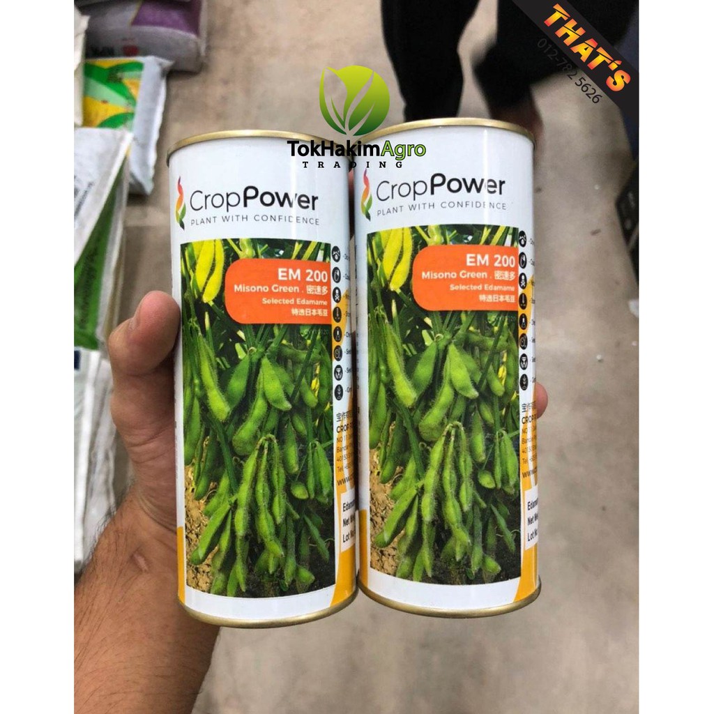 Benih EDAMAME Misono Green EM200 (Kacang Bulu) CROP POWER (200gm ...