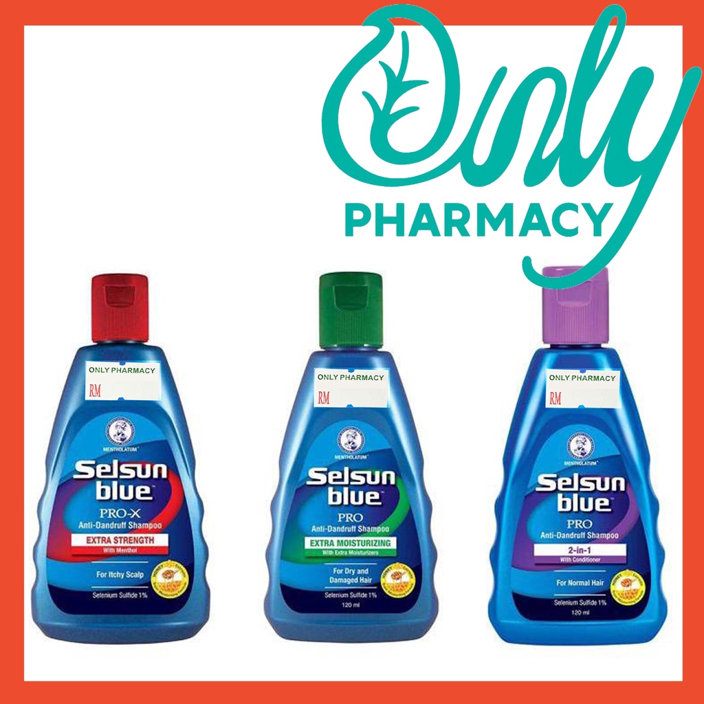 Selsun Blue Shampoo 120ml Anti Dandruff Shampoo 2 in 1 Conditioner ...