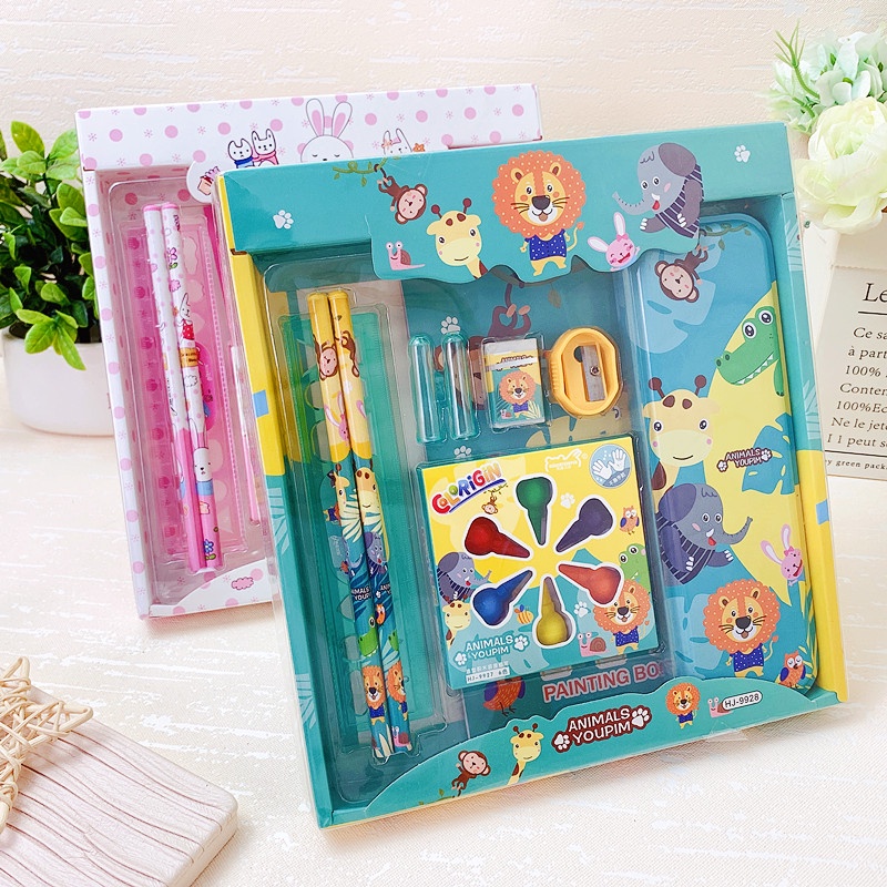 Cartoon Stationery Set Student School Set (BGJAYA) | Shopee Malaysia