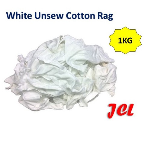 White Cotton Rags Cotton Cloth Cotton Unsew / Loose Cotton White / Kain ...