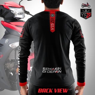 BAJU MOTO Y15ZR MERAH/baju ysuku/baju ride lengan panjang/baju konvoi ...