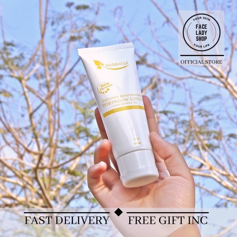 Nurraysa Exclusive Moisturizing Whiteglow Lotion with Marula Oil (hand ...