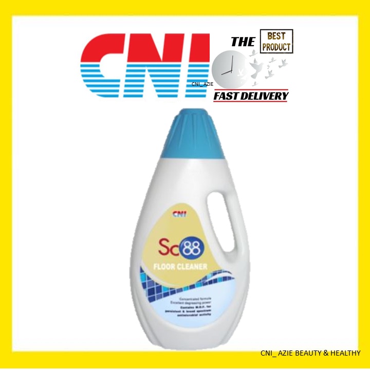 CNI SC88 Floor Cleaner, 1liter - Contains antimicrobial agent to eliminate bacteria, leaving ...