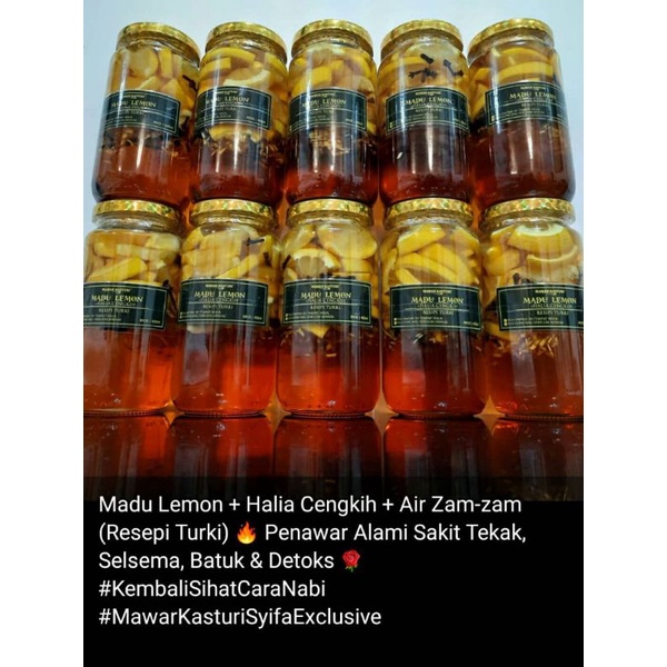 Madu Lemon Halia Cengkih ( Resepi Turki ) | Shopee Malaysia