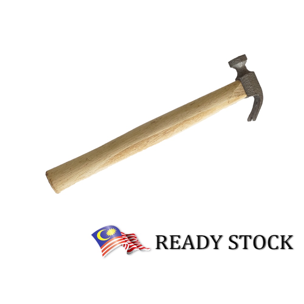 IRON HAMMER WITH WOOD HANDLE HAMMER BESI PENUKUL BESI TUKUL BESI ...