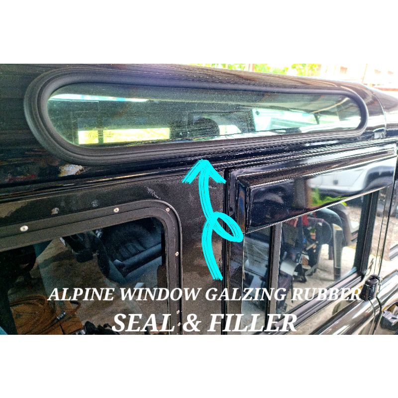 LAND ROVER DEFENDER ALPINE WINDOW RUBBER SEAL AND FILLER SET | Shopee ...