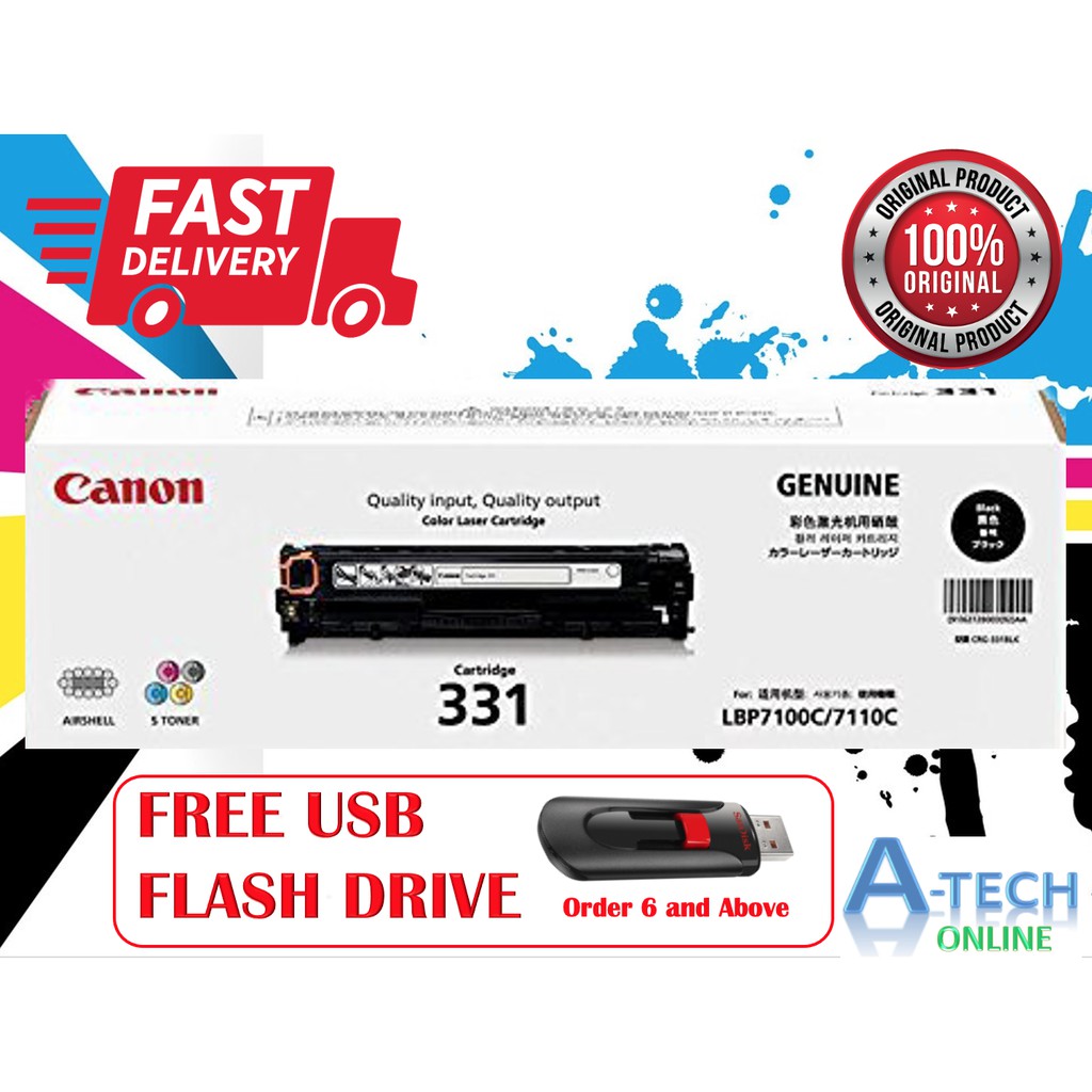Canon 331 Original Colour Toner (Black) | Shopee Malaysia