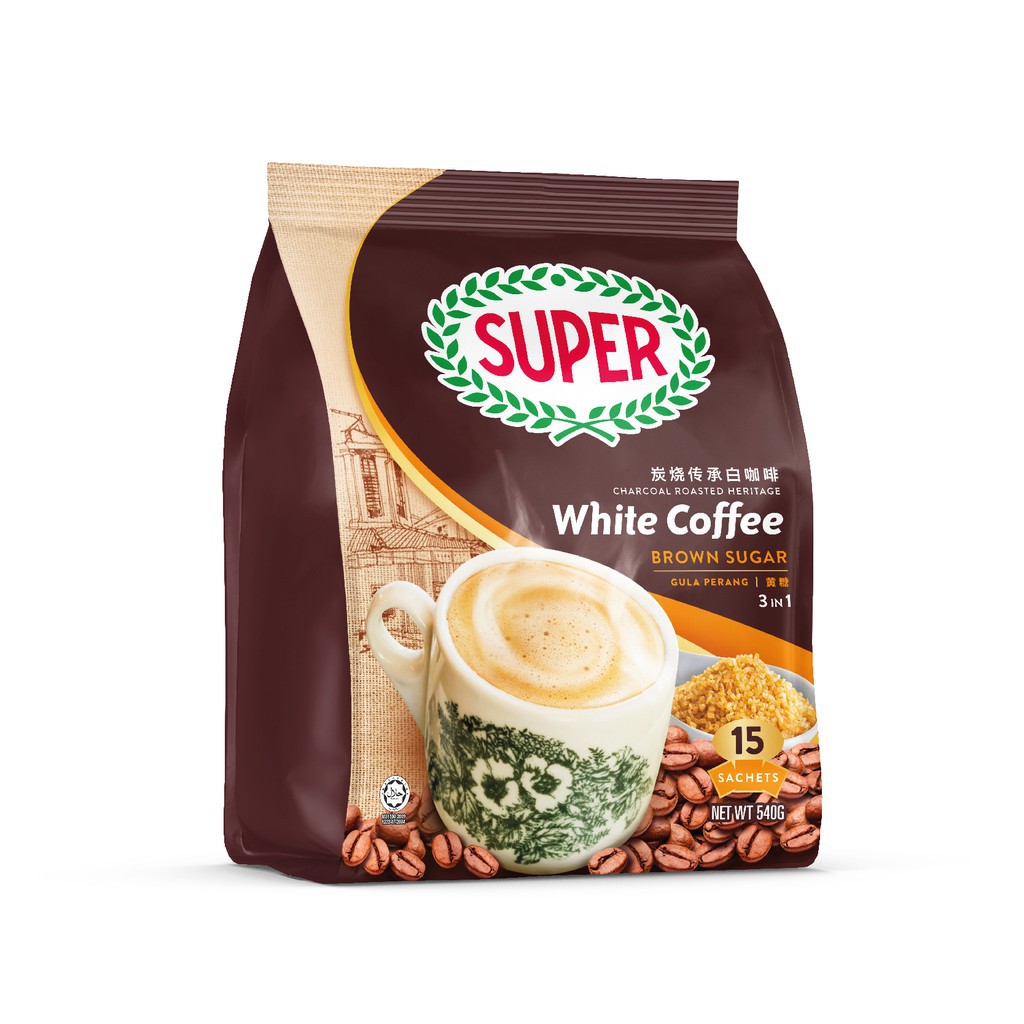 Super 3 in 1 Charcoal Roasted White Coffee | Shopee Malaysia
