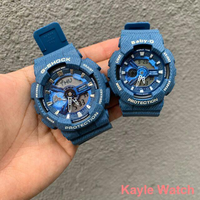 digital watch G-SHOCK COUPLE GA110 JEANS EDITION | Shopee Malaysia