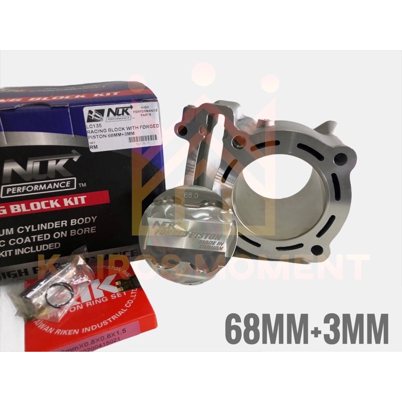 68+3 NLK SUPER CERAMIC BLOCK LC135 68MM+3MM | Shopee Malaysia