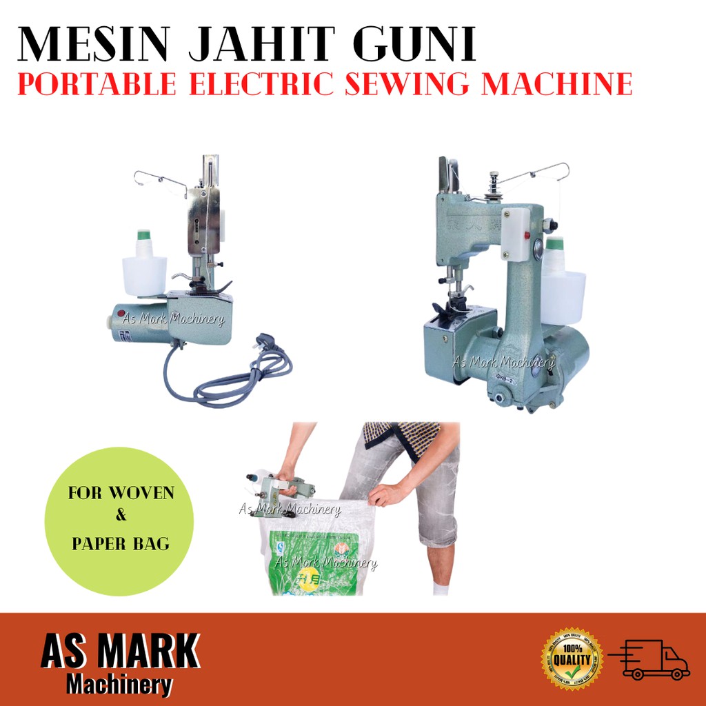 [READY STOCK] MESIN JAHIT GUNI Portable Electric Sewing Machine For ...