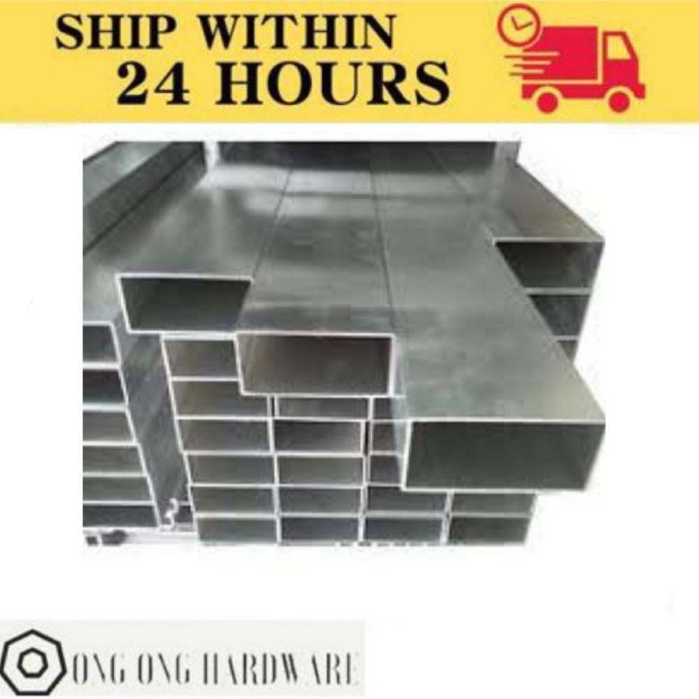 Aluminium Rectangular Hollow Bar / Aluminium Hollow Bar 1"X 2" 【1Feet ...