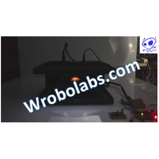 3D Holographic Display System with Gesture Controller Raspberry Pi 3 ...