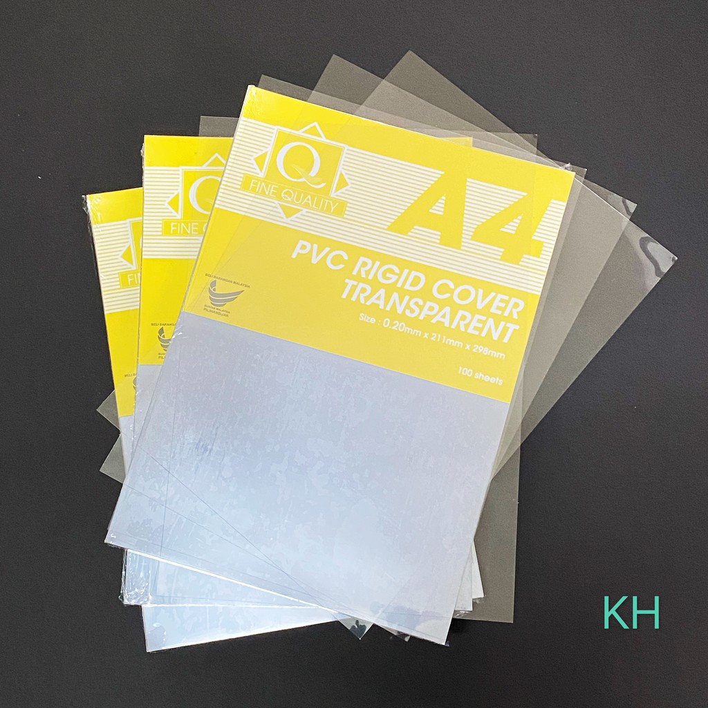 A4 PVC Rigid Cover / Transparent Sheet / Plastic Cover / Binding Cover ...