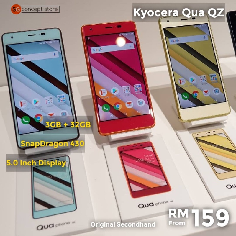 Kyocera Qua Phone QZ 3GB RAM 32GB ROM (Original Used) | Shopee Malaysia