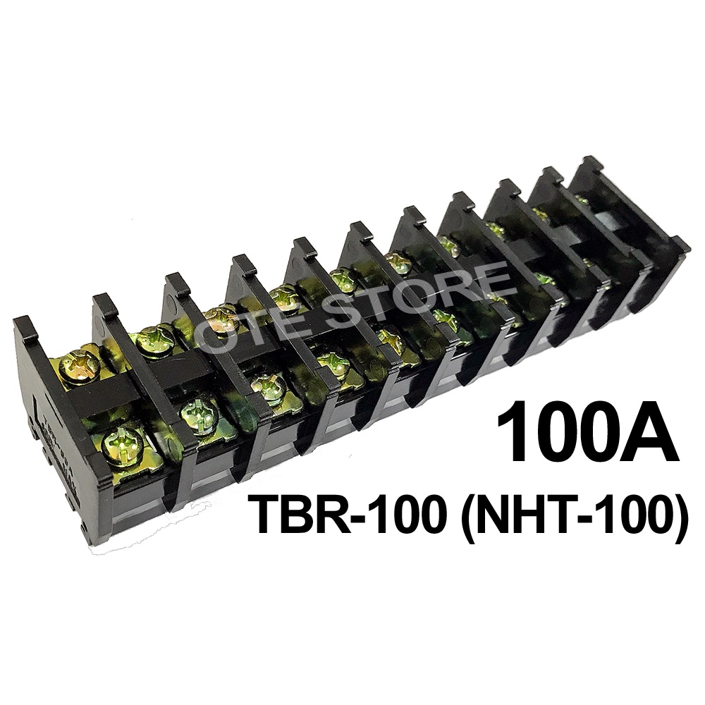 TBR-100-4 / NHT-100-4 4 Poles Type Din Rail Type Terminal Block (100A ...