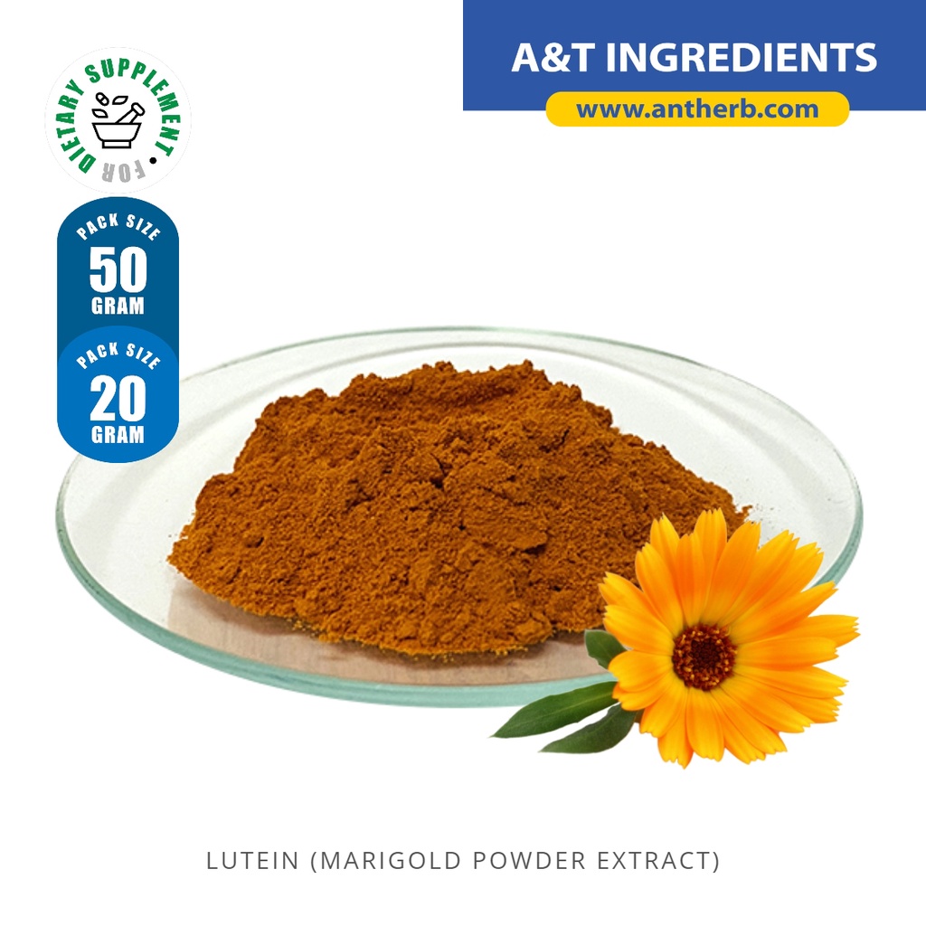 [20g/50g] Lutein (Marigold Powder Extract) / Serbuk Ekstrak Lutein ...