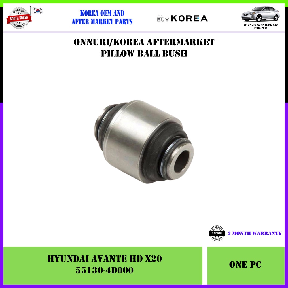 Hyundai Avante HD X20 Rear Korea Aftermarket Knuckle Pillow Bush 1pc ...