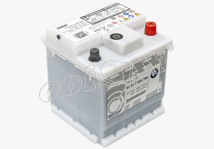 BMW DIN40 (MF) - 40AH - CCA 420 - Auxiliary Battery - BMW F30 Hybrid ...