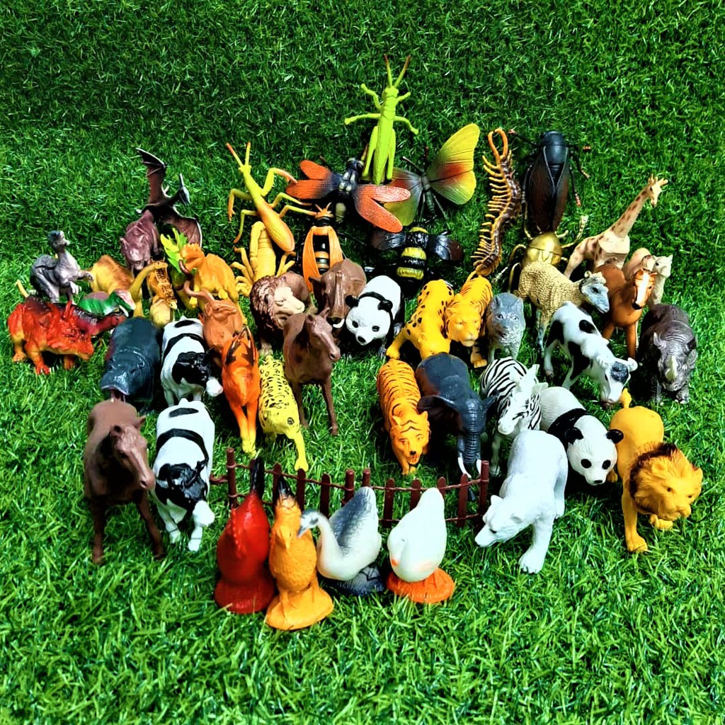 Animal Toys Set / Set Mainan Haiwan Ready Stock | Shopee Malaysia