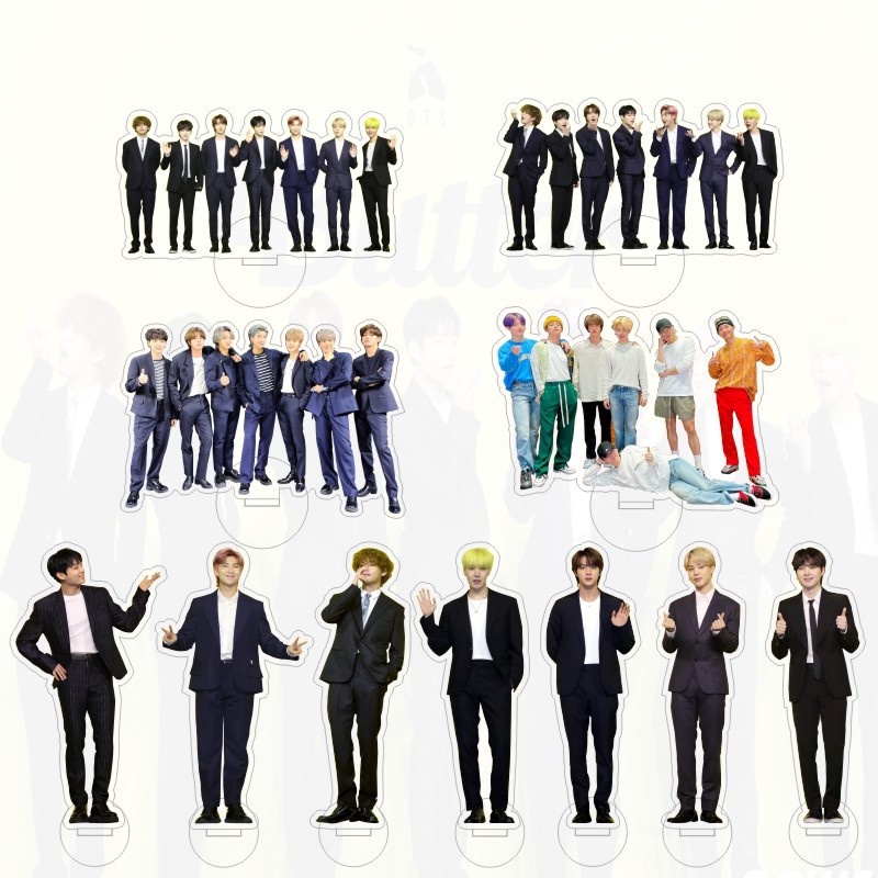 BTS ARCYLIC STAND PERMISSION TO DANCE STANDING STATUE V JUNGKOOK JK ...