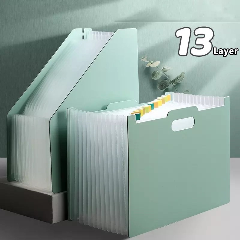 🇲🇾Desktop File Organizer Box Expanding File Folder Multilayer Extra ...