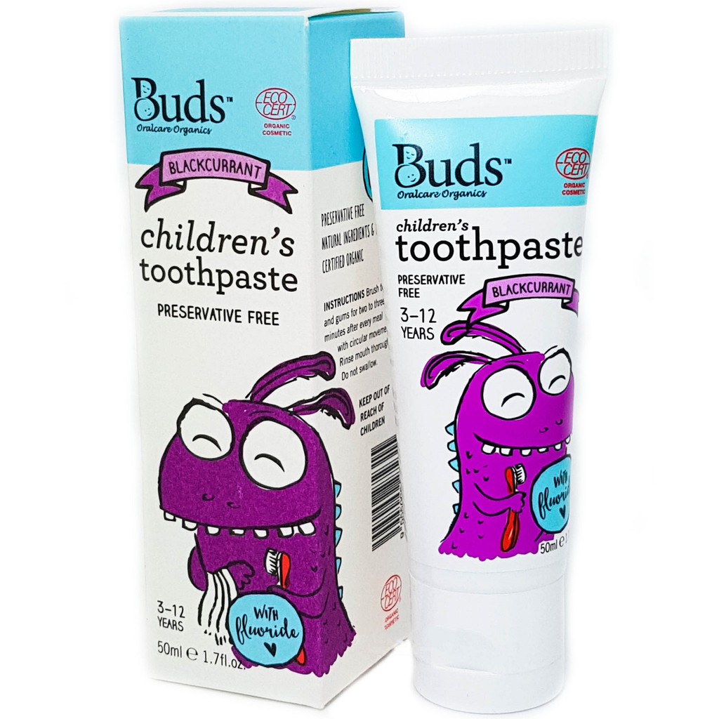 Buds Children's Blackcurrant with Fluoride 50ml (3-12 Years Old ...