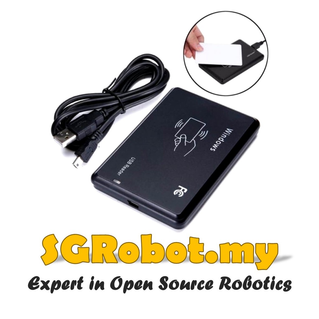 JT308 USB 125KHz RFID Windows Card Reader With USB Cable | Shopee Malaysia