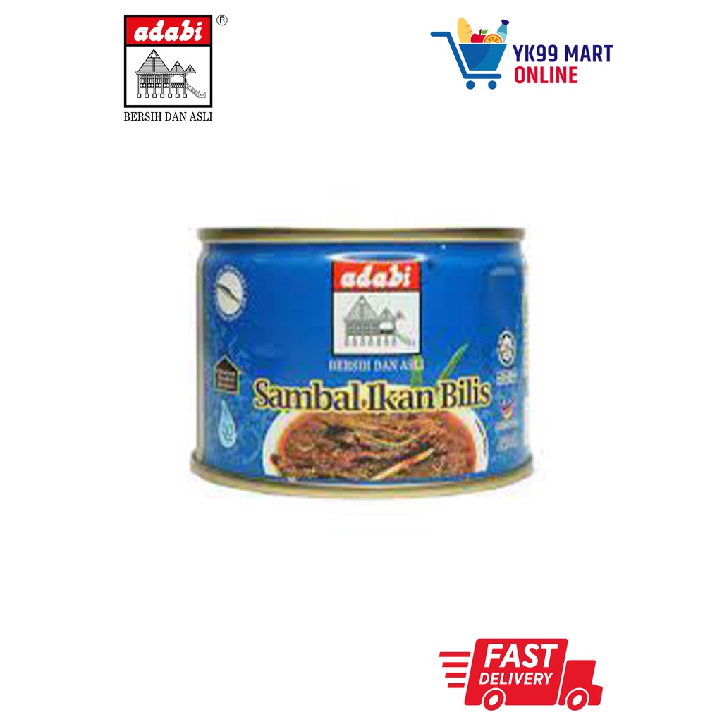 Adabi Sambal Ikan Bilis Dalam Tin 160gm | Shopee Malaysia