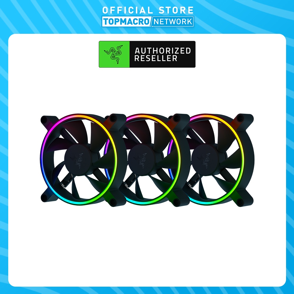 Razer Kunai Chroma RGB Hydraulic 120MM LED PWM Performance Fan - 3 Fans ...