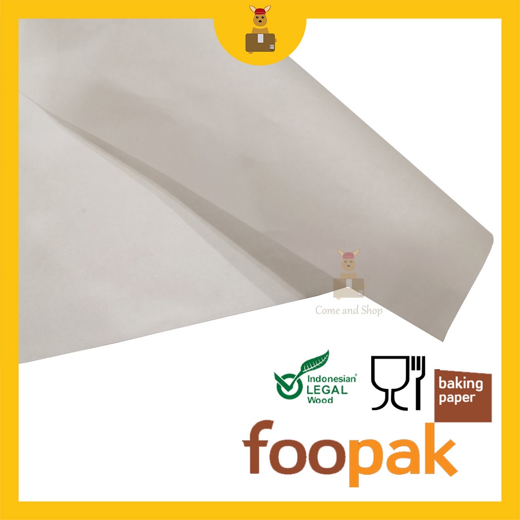 Foopak Multipurpose Greaseproof Paper Parchment Baking Paper Kertas ...