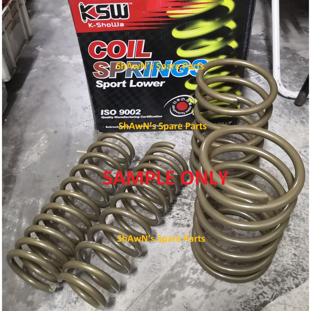KSW Proton Saga 12v Iswara Saga LMST Lowered Sport Springs / Coil ...