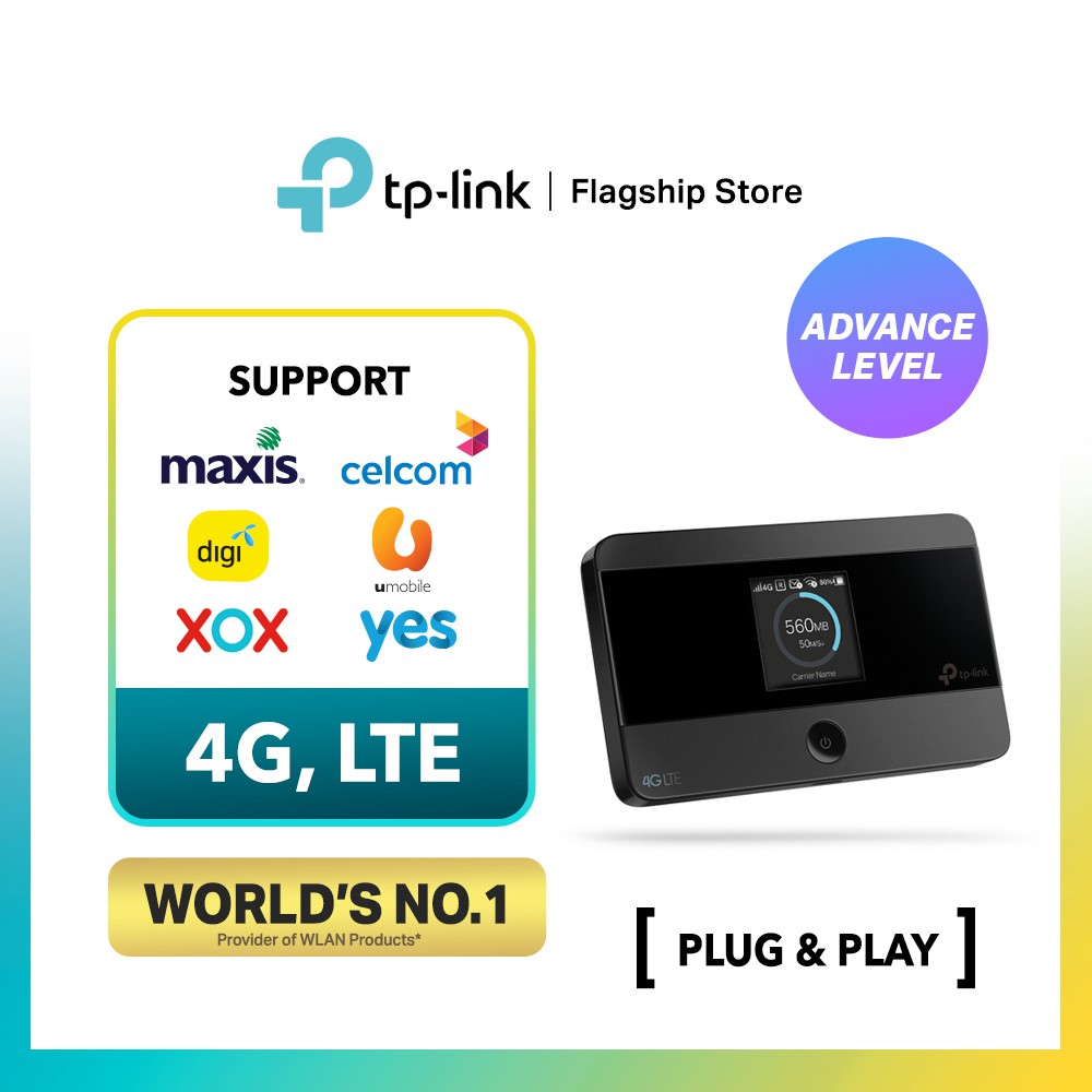 TP-Link 4G LTE Mifi Portable Wireless Wifi Direct Sim Modem Router ...