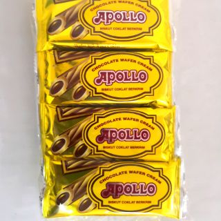 Apollo 1012 11G x 12'S Chocolate Wafer Stick Cream Old Time Childhood ...