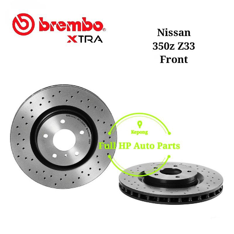 Original Brembo Drilled Disc Rotor - Nissan 350z Z33 | Shopee Malaysia